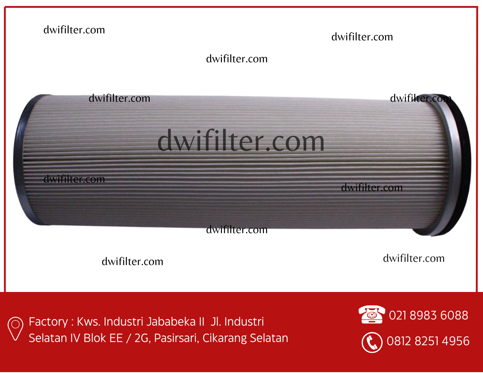 INDUSTRIAL FILTER KARTRID DEBU STANDAR DF JAYA SERIES – PT. Dwi Filter ...
