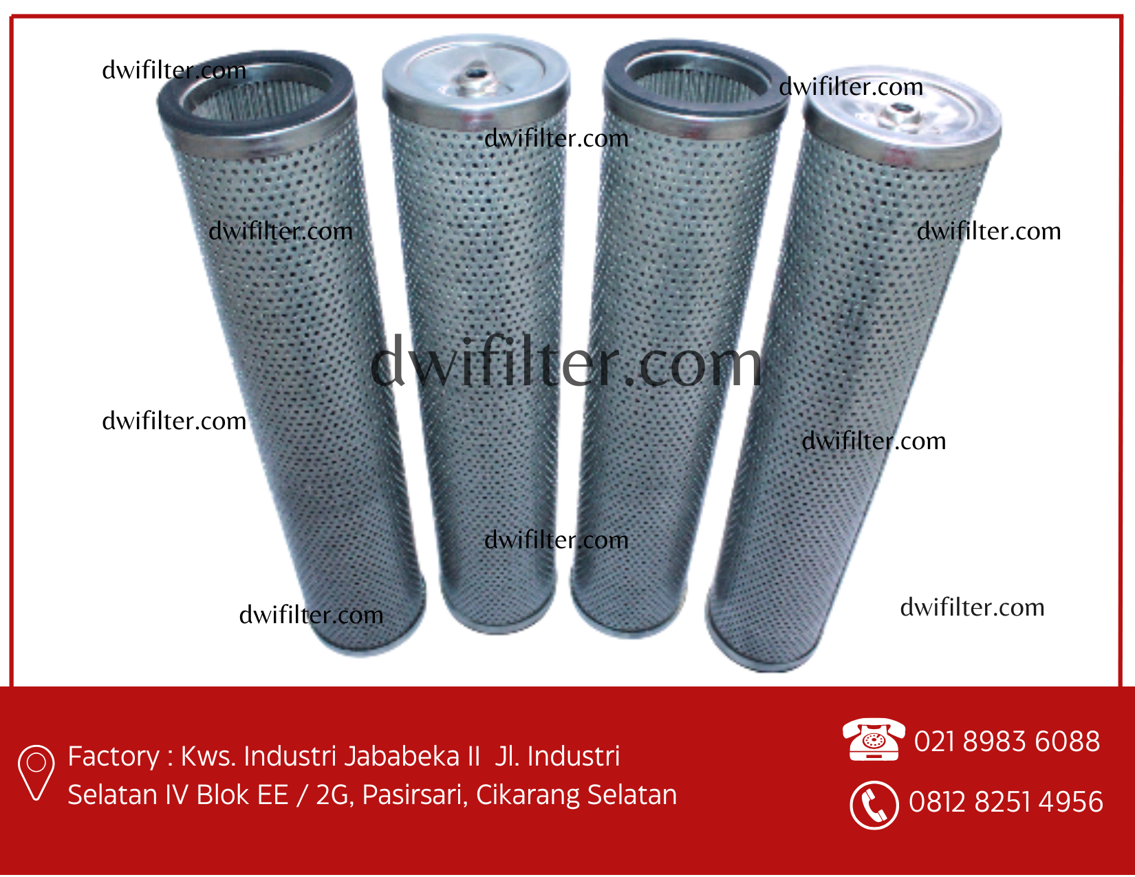 JUAL COMPITABLE WITH GLASS FIBER HYDRAULIC OIL FILTER BRAND DF SERIES ...