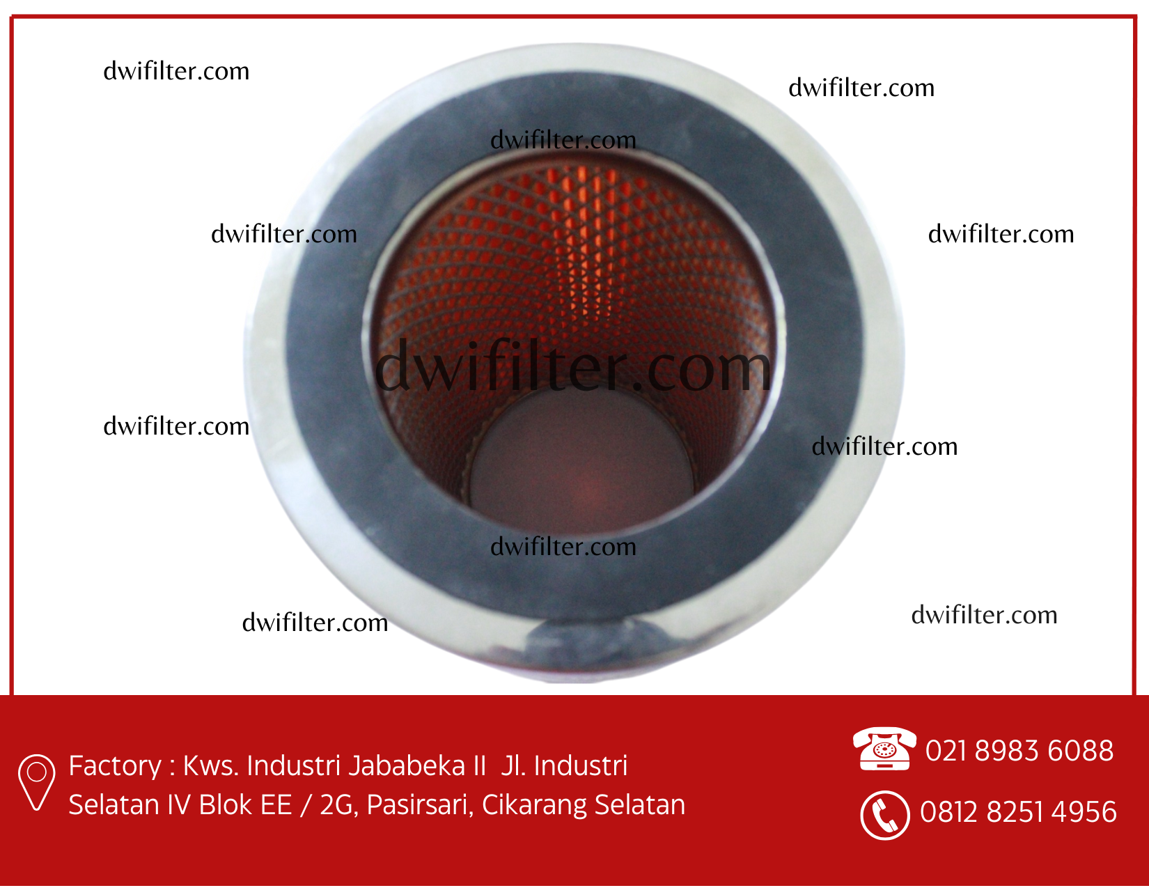 JUAL PAPER CORE AIR FILTER FOR COMPRESSOR 5 HP TP 200 HP BY DF JAYA ...